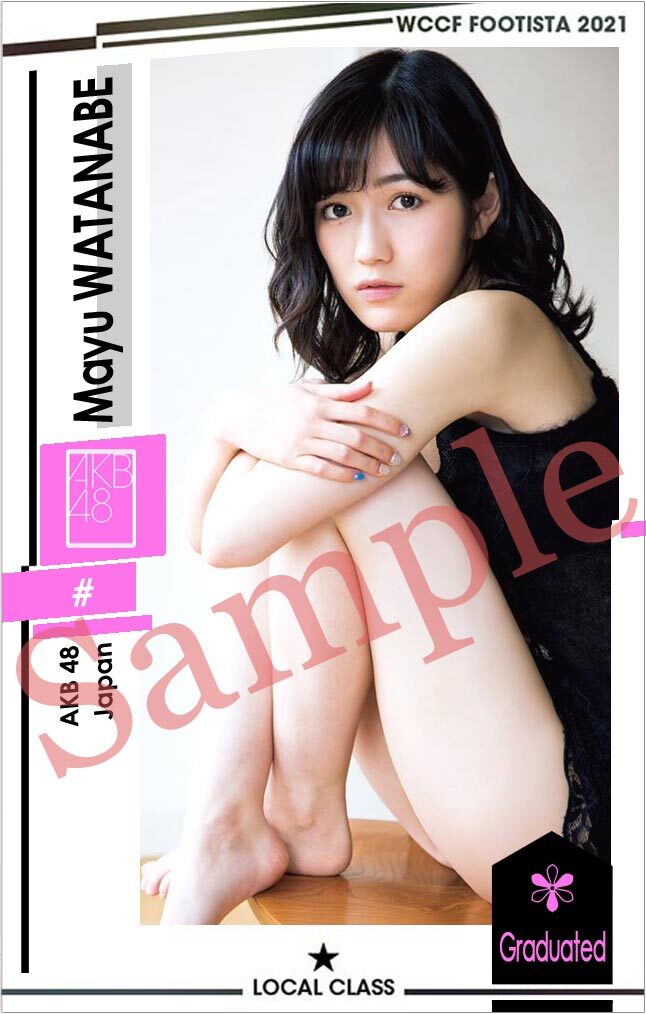 Yahoo!オークション - WCCF1枚＋FOOTISTA AKB 渡辺麻友 2枚セット