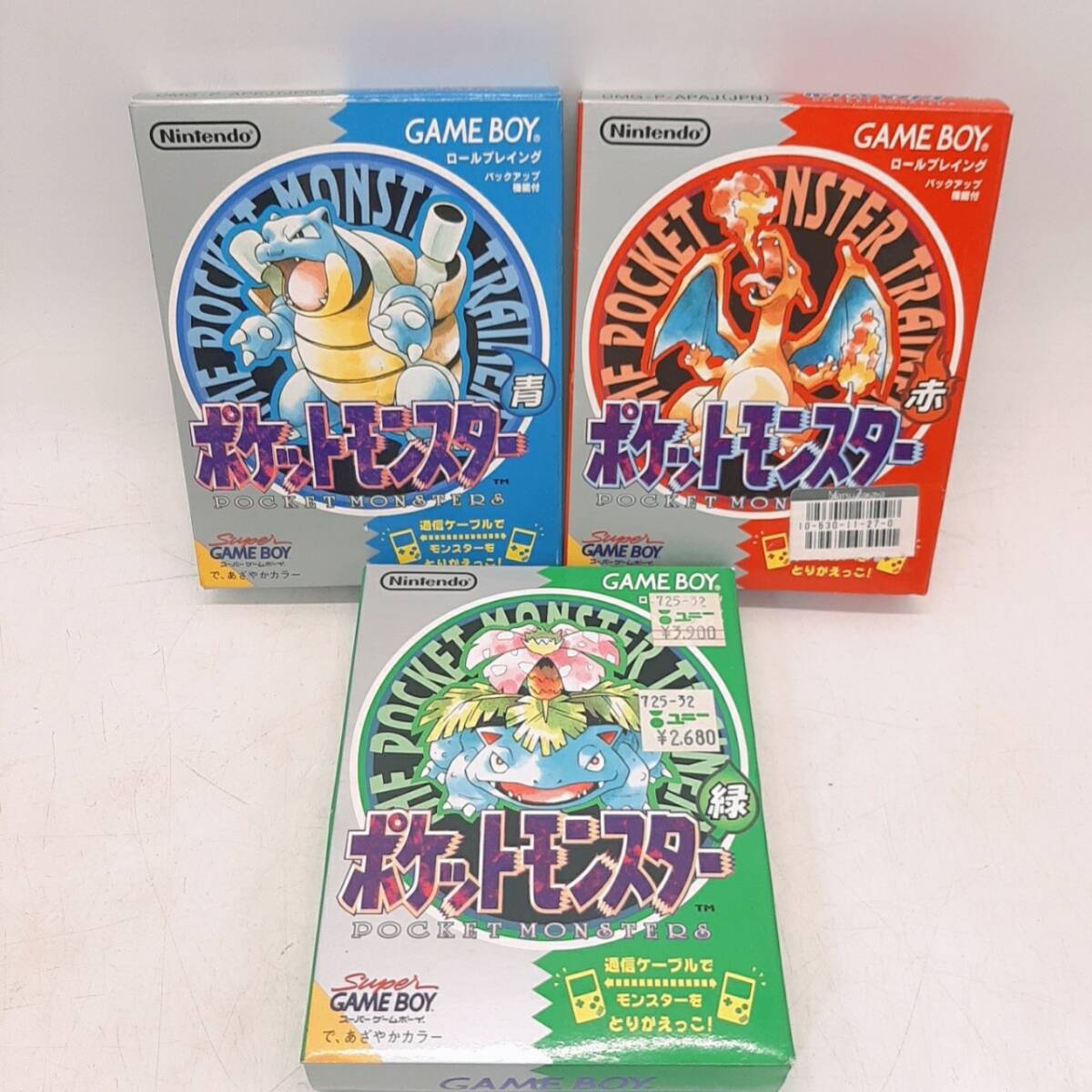 Yahoo!オークション - n138 初代 ポケモン ゲームボーイ ソフト 外箱の...