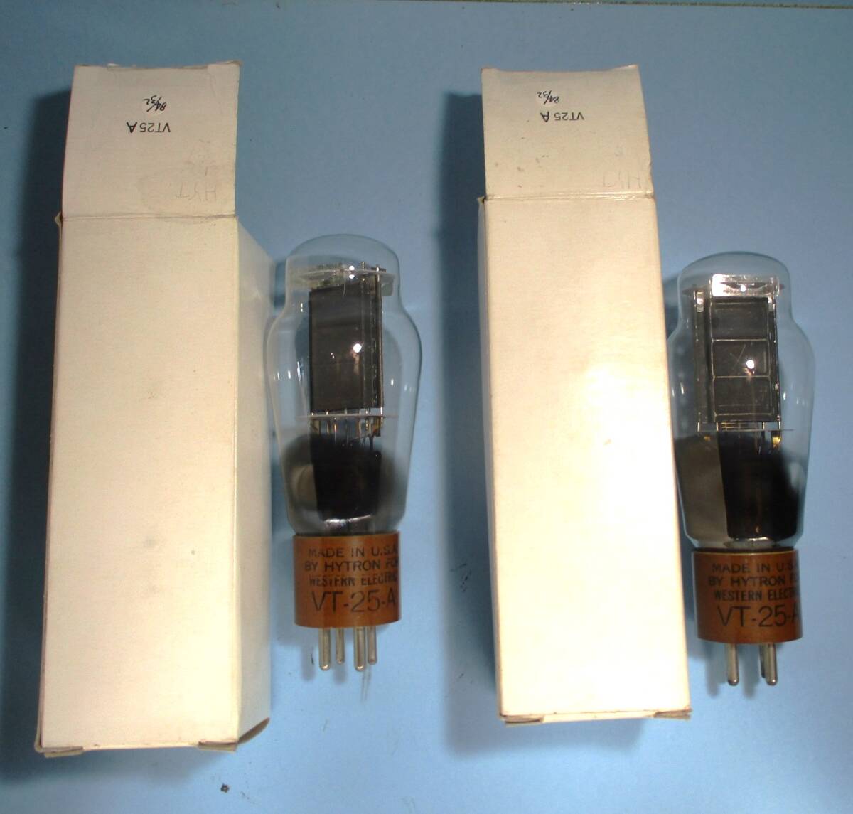 ウェスタン エレクトリック社向けのHYTRON製 VT-25-A TV-7にてチェック済みの良品 2本セット(真空管)｜売買されたオークション情報、yahooの商品情報をアーカイブ公開 ...