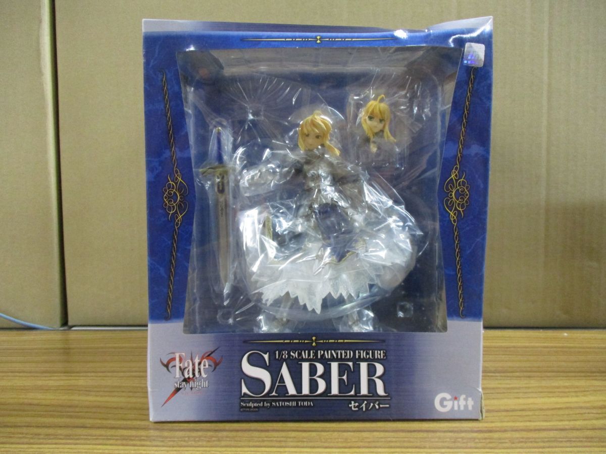 Yahoo!オークション - #w23【梱100】Gift Fate/stay night 1/8 セイバ...