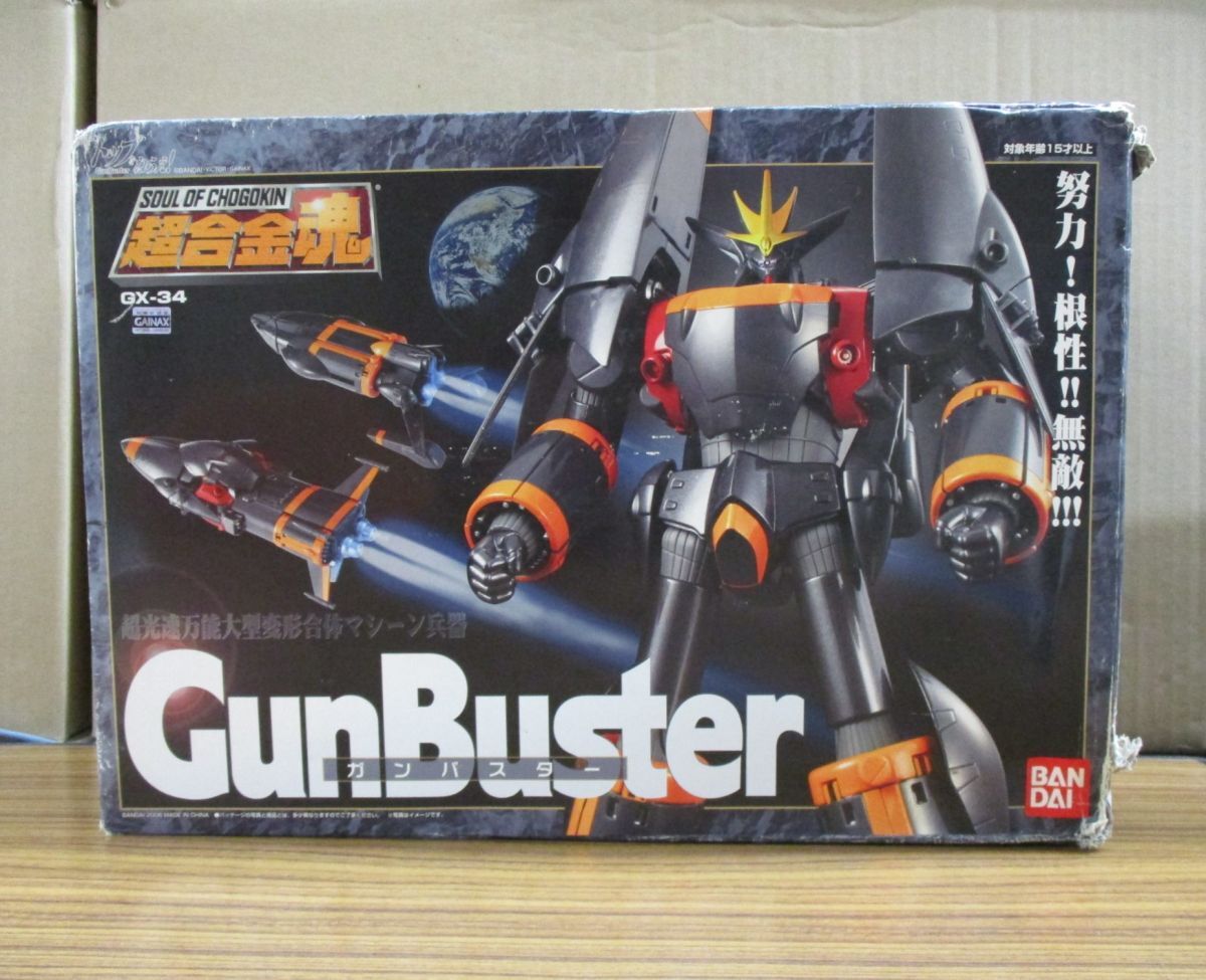 Yahoo!オークション - #w17【梱120】バンダイ 超合金魂 GX-34 ガンバス...
