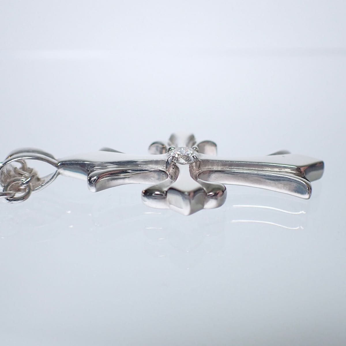 クロス 天然ダイヤ0 314ct シルバー925 ペンダントネックレス クロス 天然ダイヤ0 314ct シルバー925 ペンダントネックレス