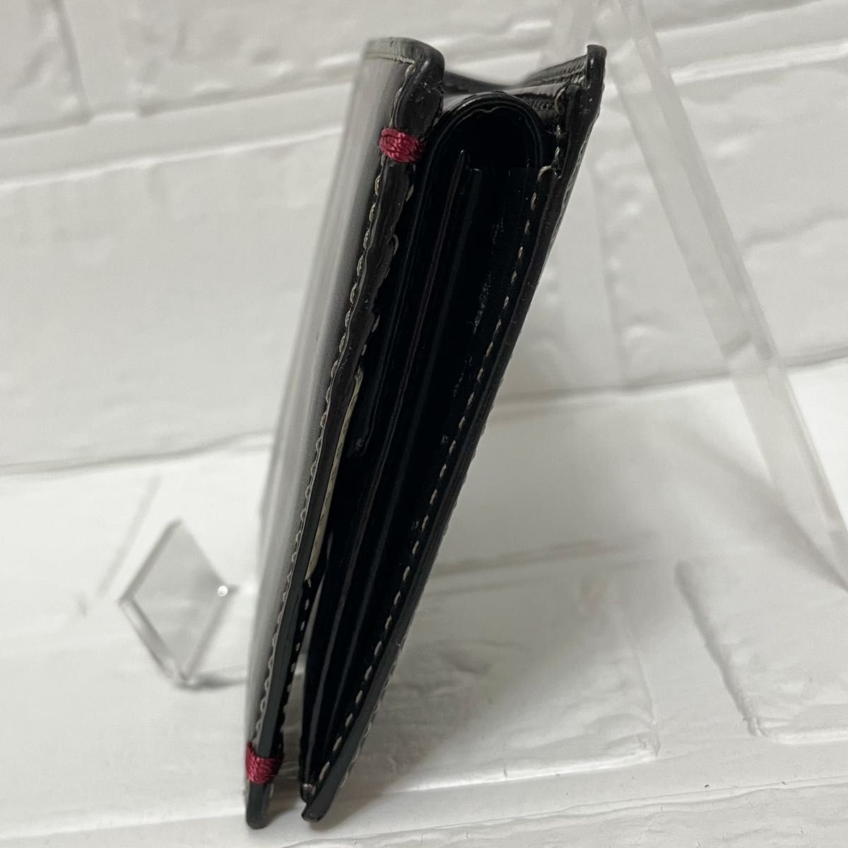 希少レア Paul Smith レザー二つ折り財布 ヌードガール 赤 希少レア Paul Smith レザー二つ折り財布 ヌードガール 赤