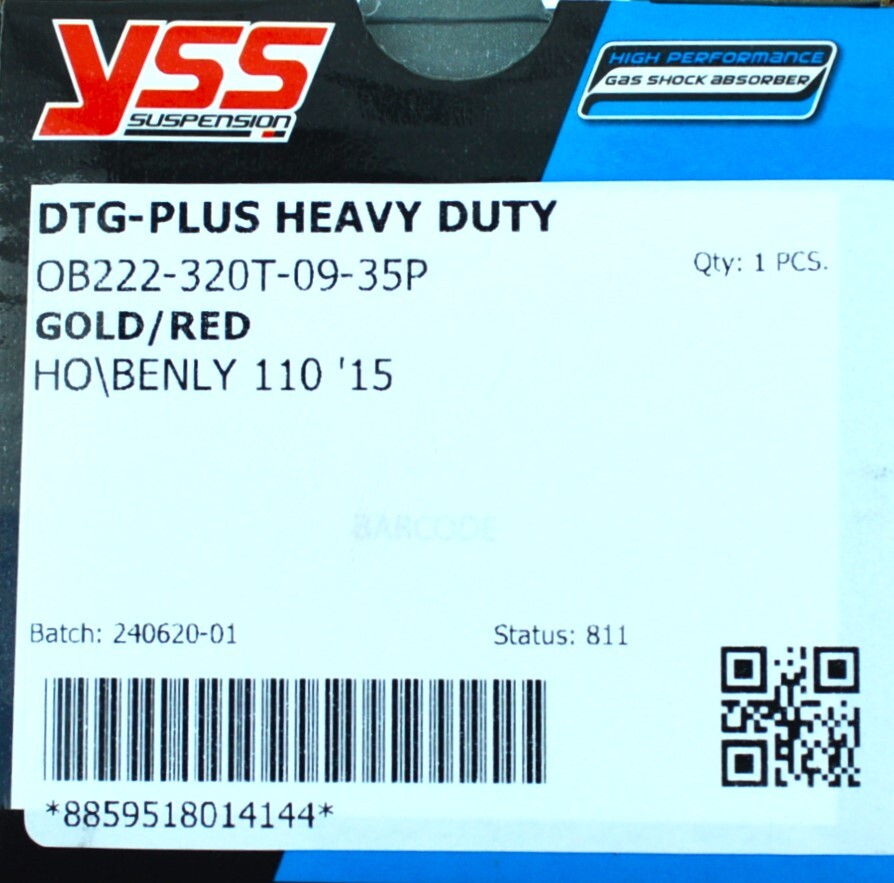 Yahoo!オークション - 新品 YSS製 DTG-PLUS HEAVY DUTY(ホンダ ベンリ...