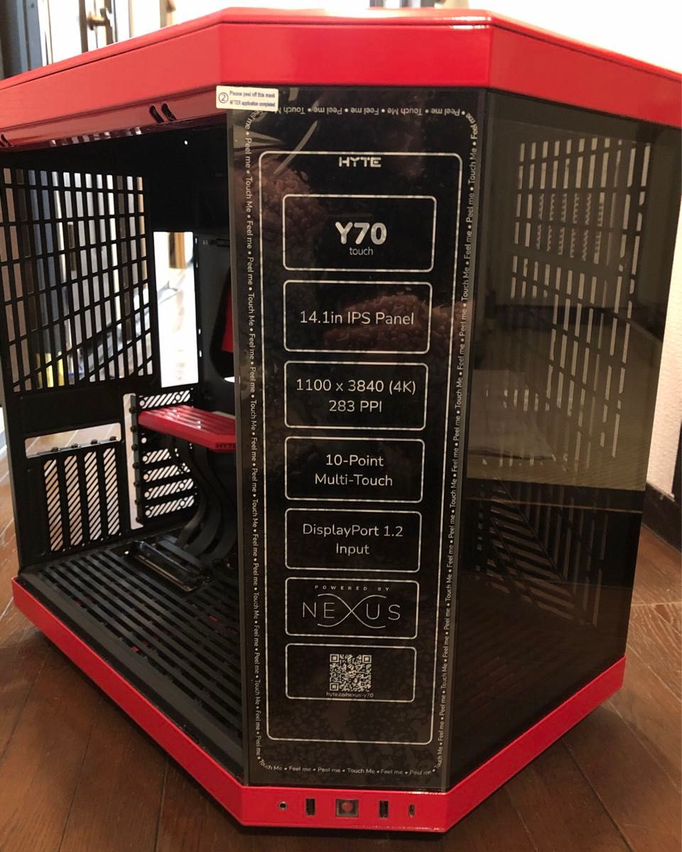 PCケース】HYTE Y70 Touch Black/Red(4Kモニタ)|Yahoo!フリマ PCケース】HYTE Y70 Touch Black/Red(4Kモニタ)|Yahoo!フリマ