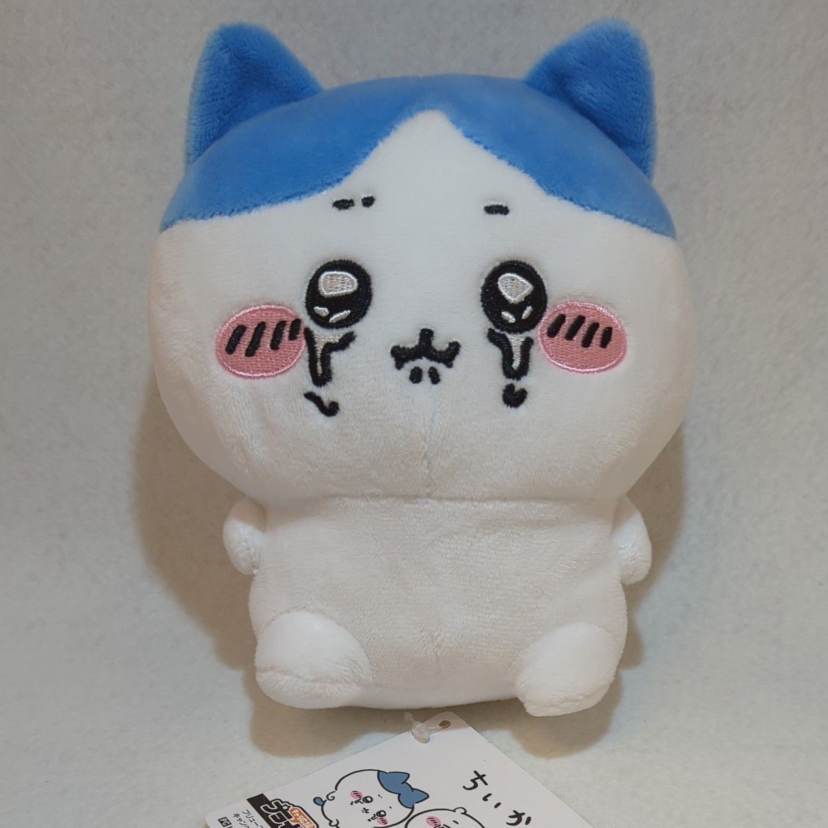 ちいかわ 泣いちゃったぬいぐるみ ハチワレ紙タグありプライズ ちいかわ 泣いちゃったぬいぐるみ ハチワレ紙タグありプライズ