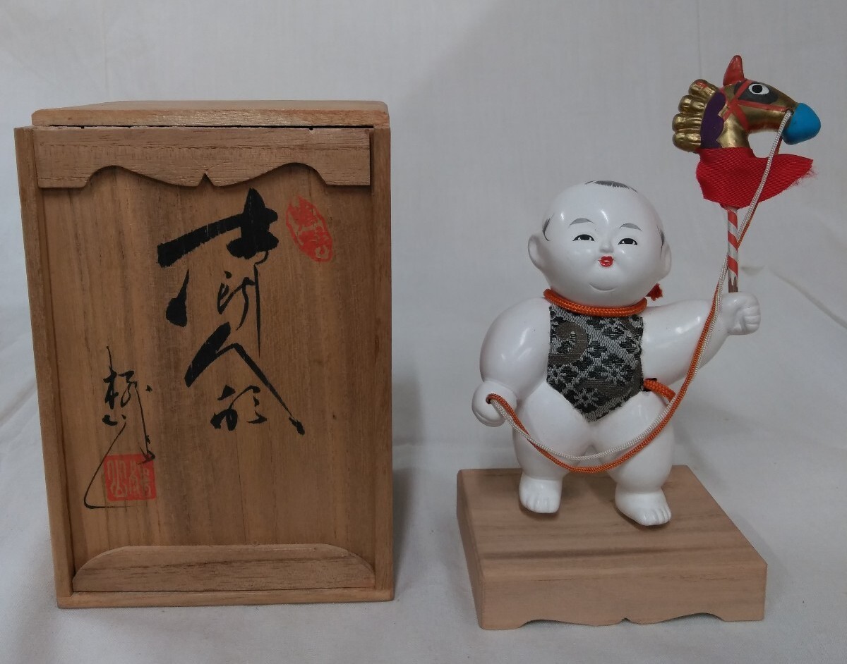 Yahoo!オークション - g_t E333 加賀人形 木箱に破損が有ります 郷土玩...