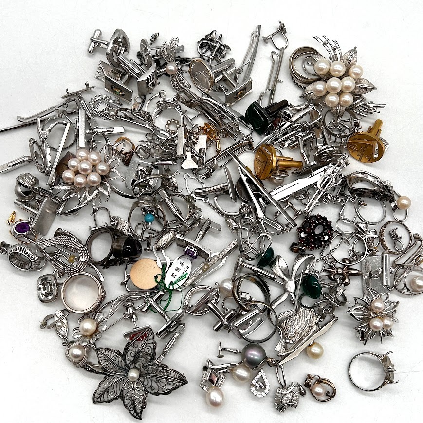 Yahoo!オークション - 【J-13】全て刻印 シルバー製品 おまとめ402.62g...