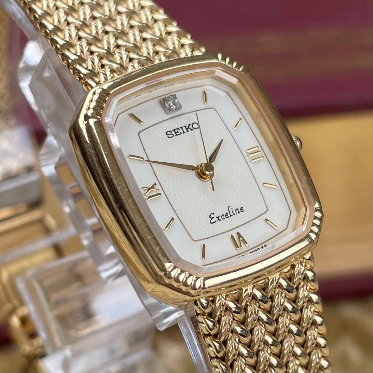 ビンテージ 精工舎SEIKOセイコー Exceline 7321- 6600 1pダイヤ ビンテージ 精工舎SEIKOセイコー Exceline 7321- 6600 1pダイヤ