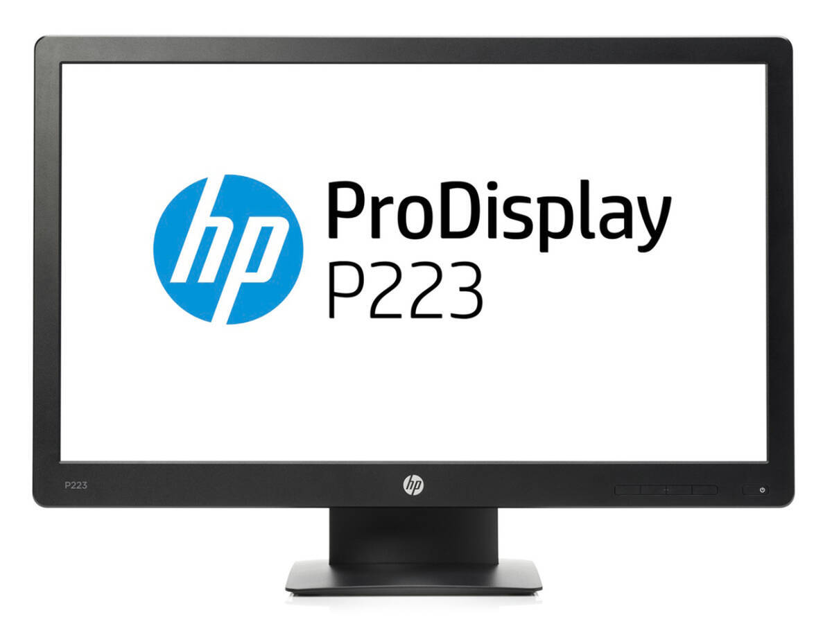 1612// HP ProDisplay P223 21.5インチ ワイド 液晶ディスプレイ フルHD/VA/ノングレア/DisplayPort/モニター(21インチ～)｜売買された ...