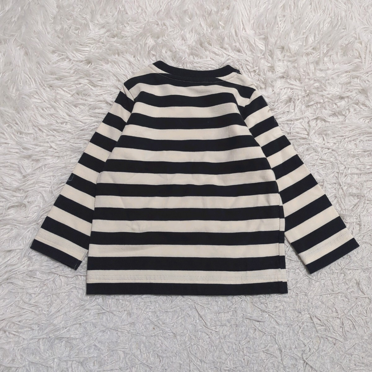 Yahoo!オークション - FITH フィス 長袖 ロンT BM 90cmぐらい ボーダー...