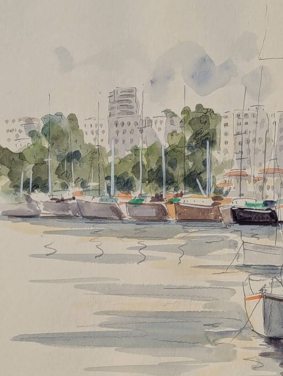 真作】絵画 岩崎鉦吾 水彩 マジョルカ島 元旺玄会会員 逸品 T179 真作】絵画 岩崎鉦吾 水彩 マジョルカ島 元旺玄会会員 逸品 T179