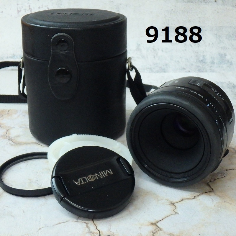Yahoo!オークション - FK-9188 MINOLTA ミノルタ AF MACRO 50mm 1 2.8...