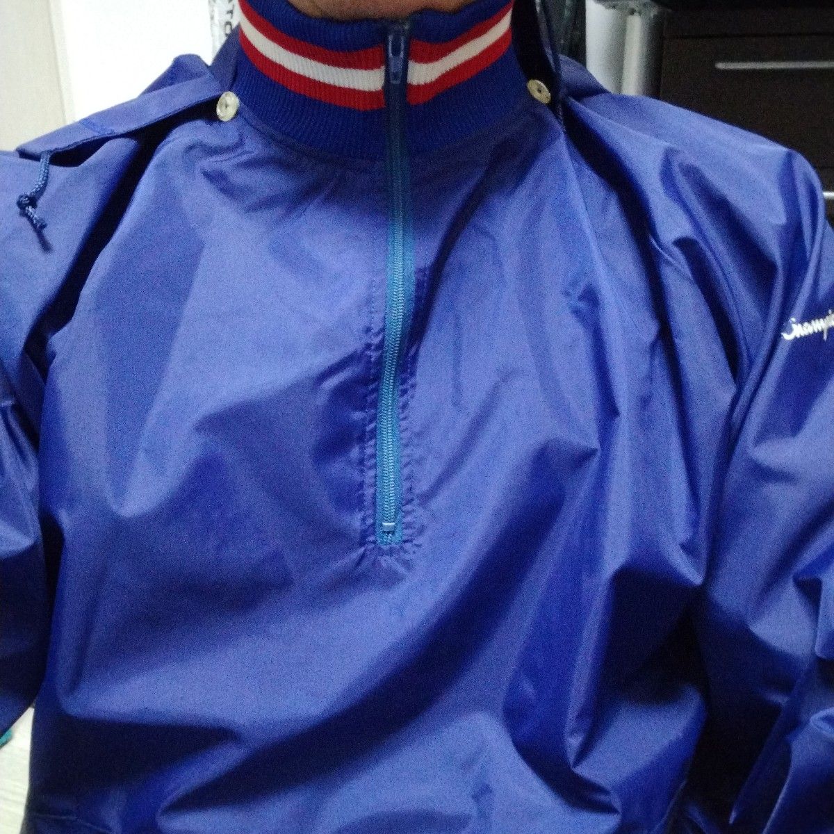 90s Champion チャンピオン 上下 ナイロン ウインドブレーカー 90s Champion チャンピオン 上下 ナイロン ウインドブレーカー