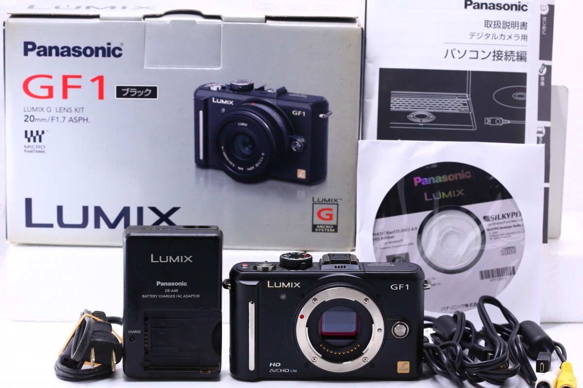Yahoo!オークション - 【美品】パナソニック PANASONIC DMC-GF1 ボディ...