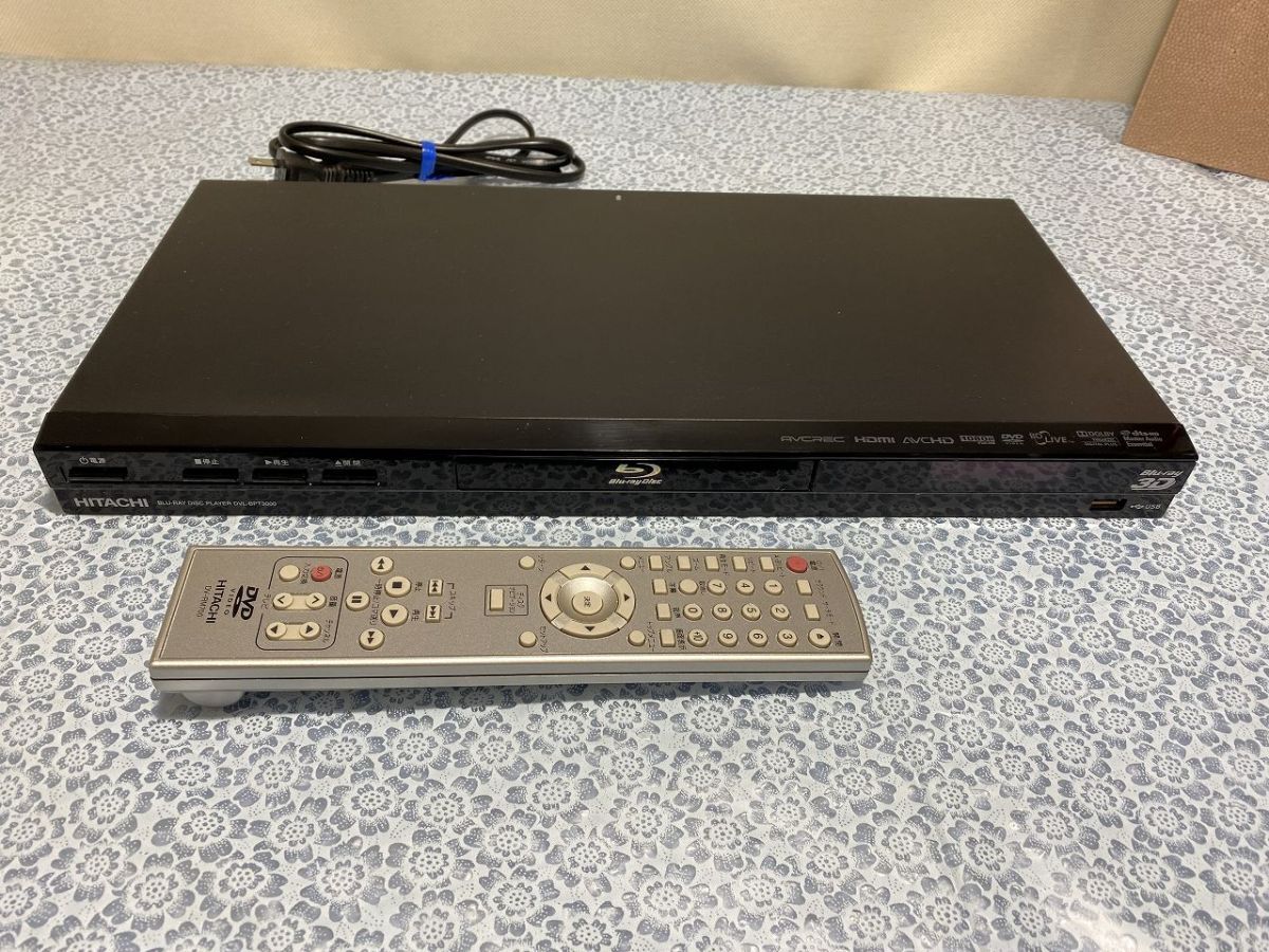 Yahoo!オークション - K835 日立 ブルーレイディスクプレーヤー DVL-B...