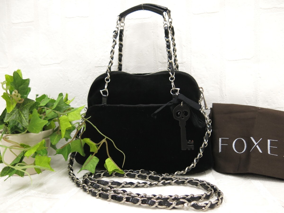 Yahoo!オークション - 超美品 FOXY フォクシー ベロア 2way チェーン ...