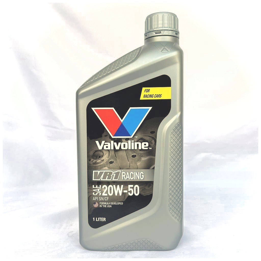 在庫有ります NEWボトル1L お買得12本セット Valvoline バルボリン VR1 Racing レーシング 20W-50 SN/CF 鉱物油 オイル