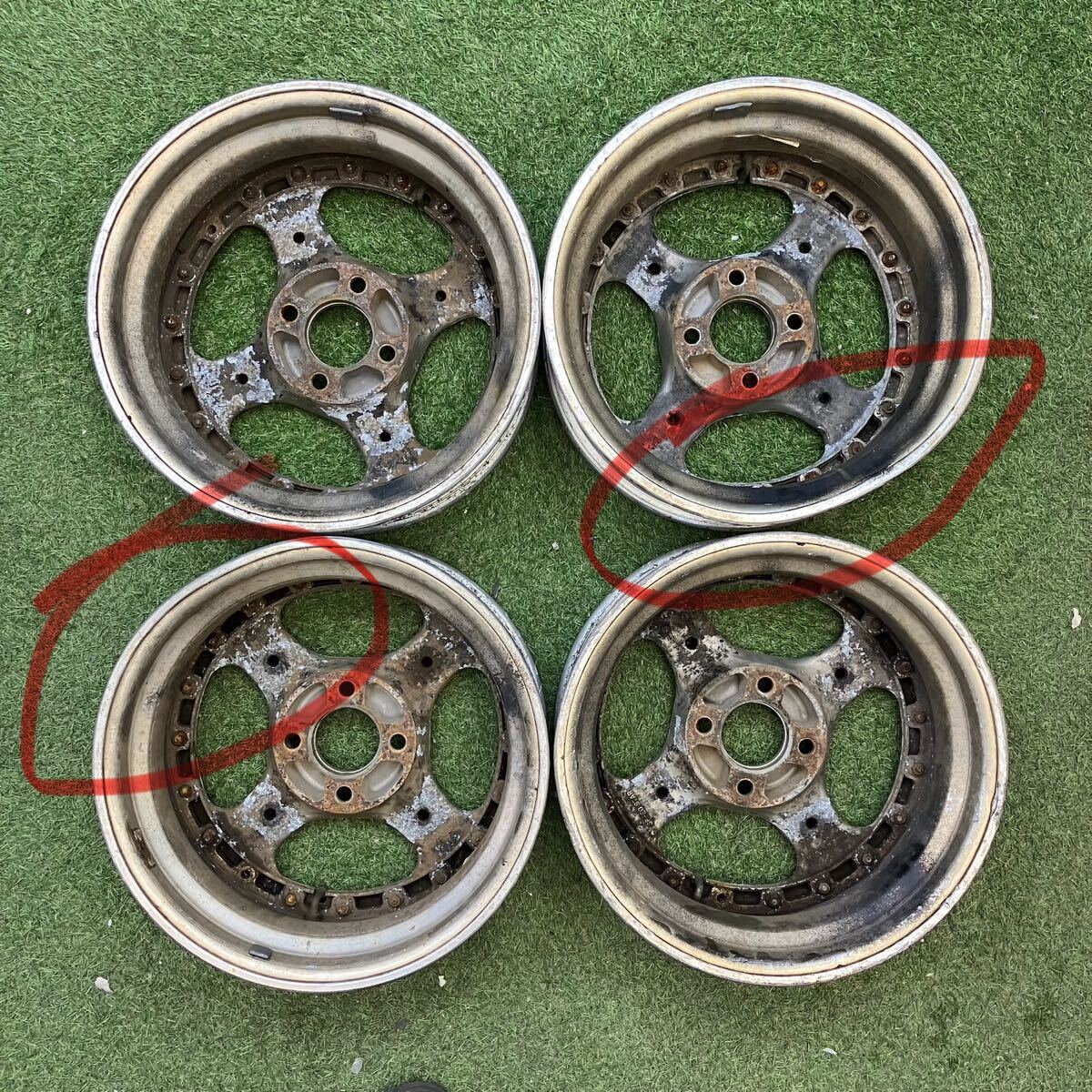 Yahoo!オークション - 【0429】14インチ 6.0JJ SPEED STAR SSR MK-2R F...