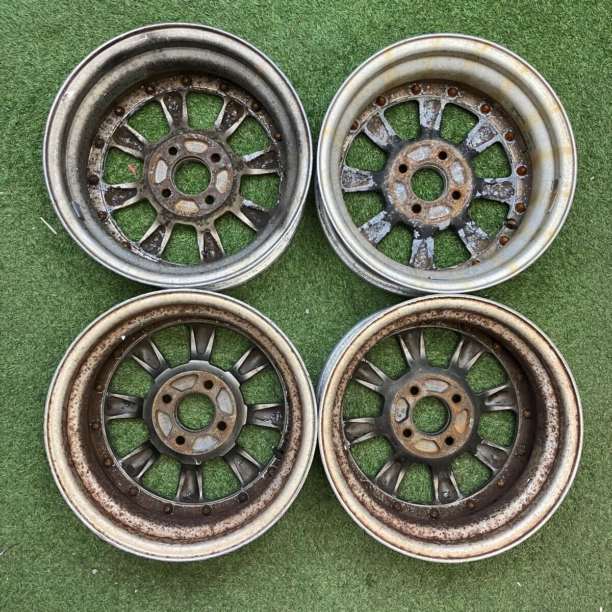 Yahoo!オークション - 【0435】 旧車 14インチ 6.0JJ SPEED STAR ワタ...