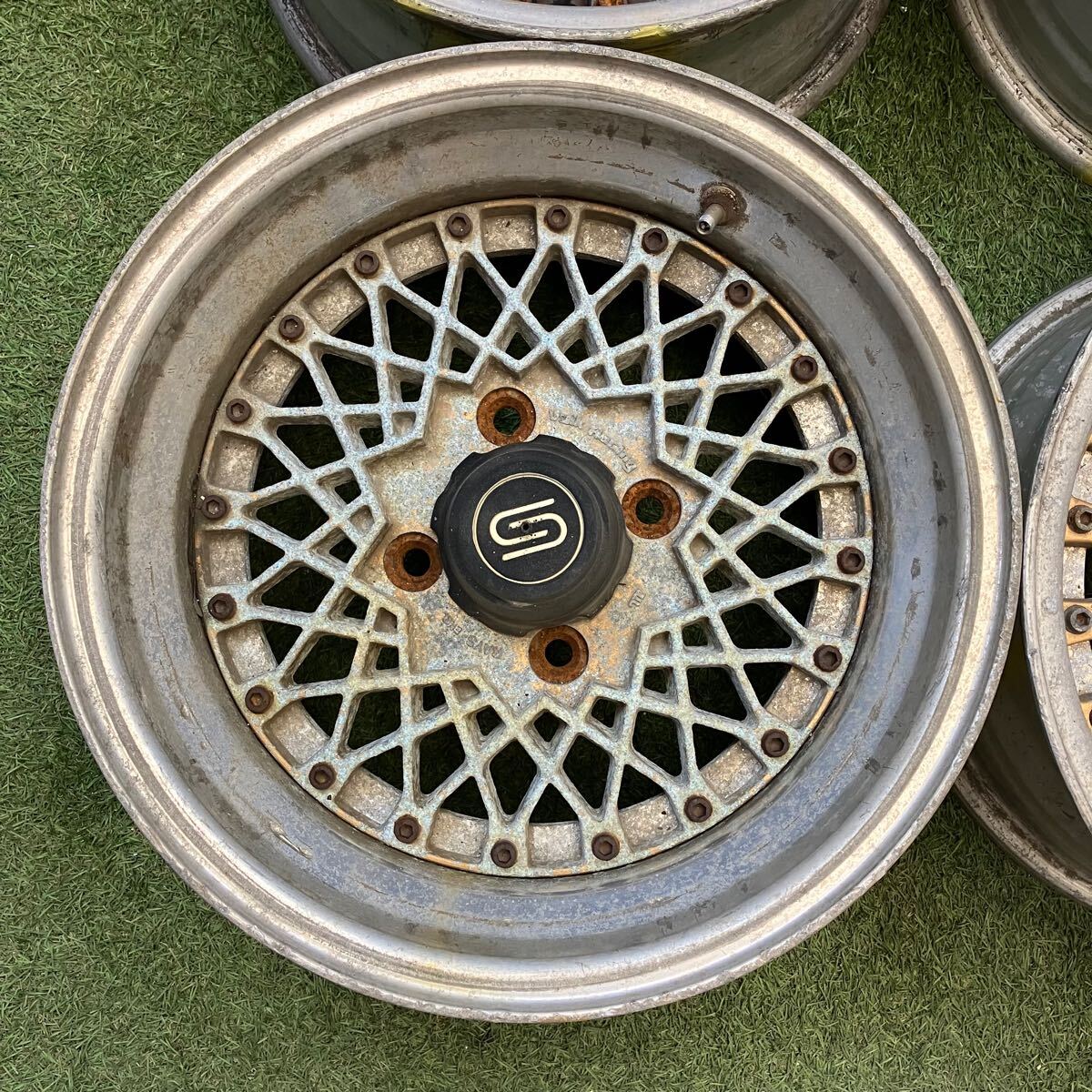 Yahoo!オークション - 【0535】 旧車 深リム 14インチ 7.0JJ RAYS VOLK...