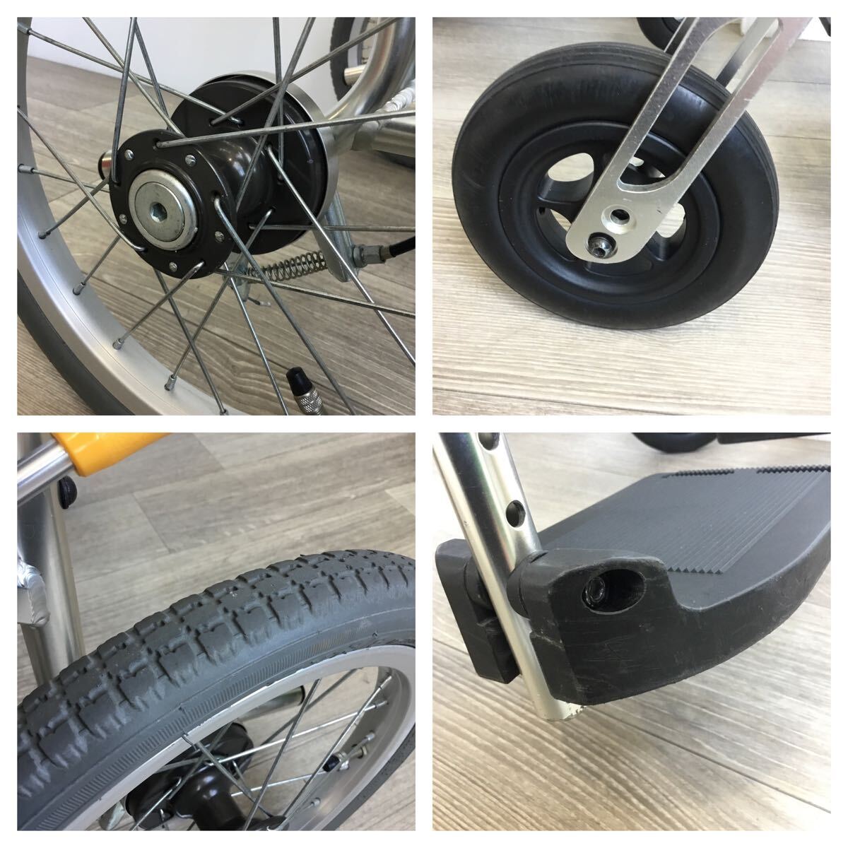 Yahoo!オークション - MATSUNAGA 松永製作所 介助式 車椅子 ④ USL-2B ...