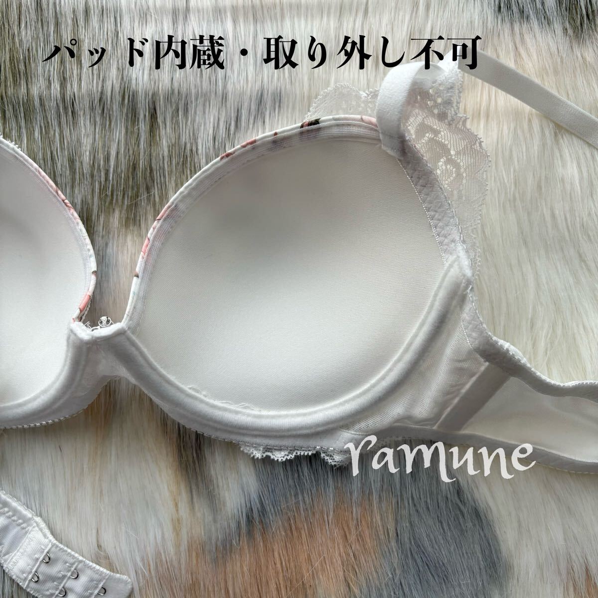 Yahoo!オークション - 【C80-L ホワイト 上下】新品 ブラ&ショーツセッ...