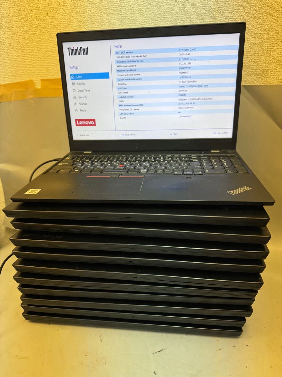 Yahoo!オークション - JXJK5372 Lenovo ThinkPad L15/Core i5-10210U