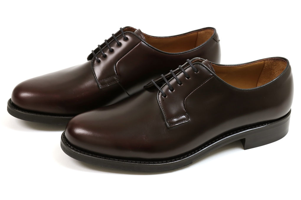 Yahoo!オークション - 新品-Y109- ヤンコ プレーントゥ バーガンディ 6...