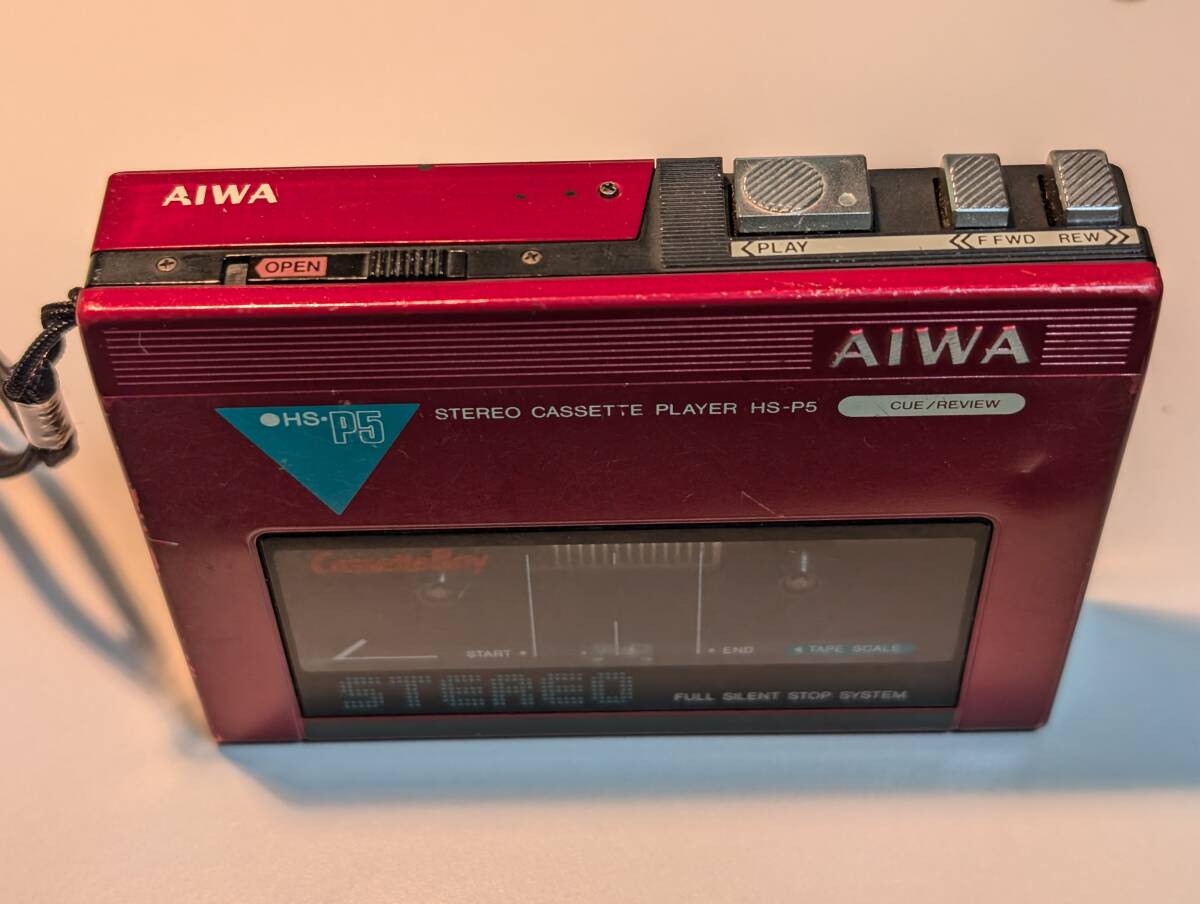 Yahoo!オークション - アイワ/AIWA HS-P5 ステレオカセットプレーヤー...