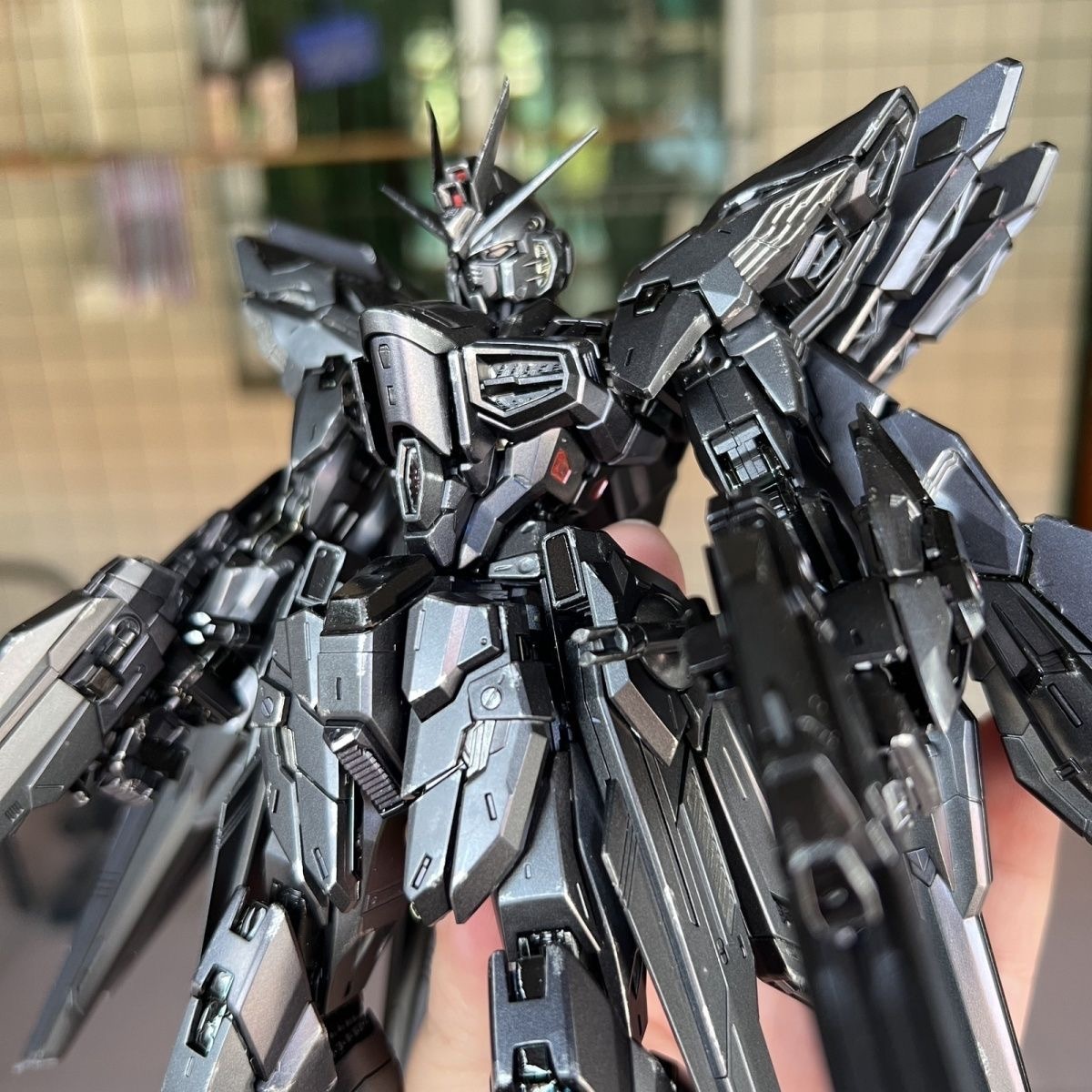 PIAN XIN×SG MGEX ストライクフリーダム 塗装 ミッドナイト PIAN XIN×SG MGEX ストライクフリーダム 塗装 ミッドナイト