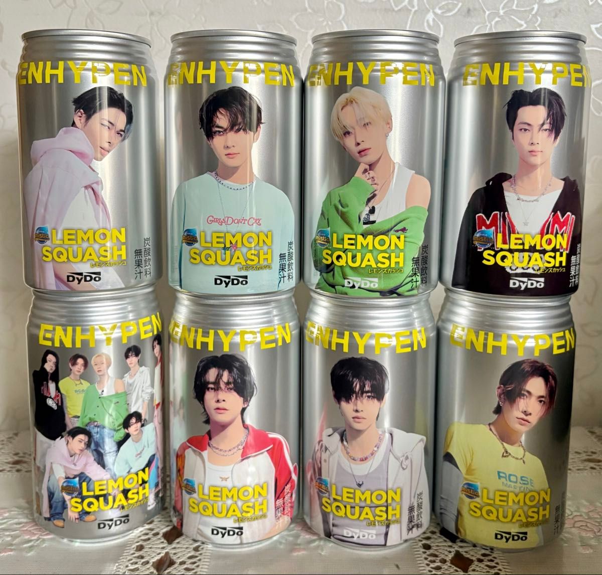 ENHYPEN エンハイフン DyDo ダイドー ミスティオ LEMON SQUASH レモンスカッシュ コンプリート 8種｜Yahoo!フリマ（旧PayPayフリマ）