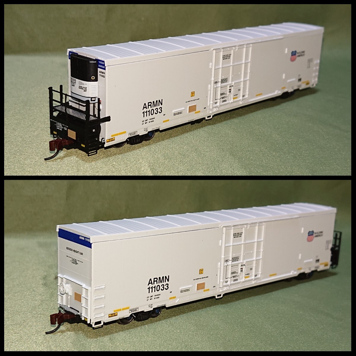 Yahoo!オークション - アメリカ型 貨車 N-scale BLMA exact rail 64' T...