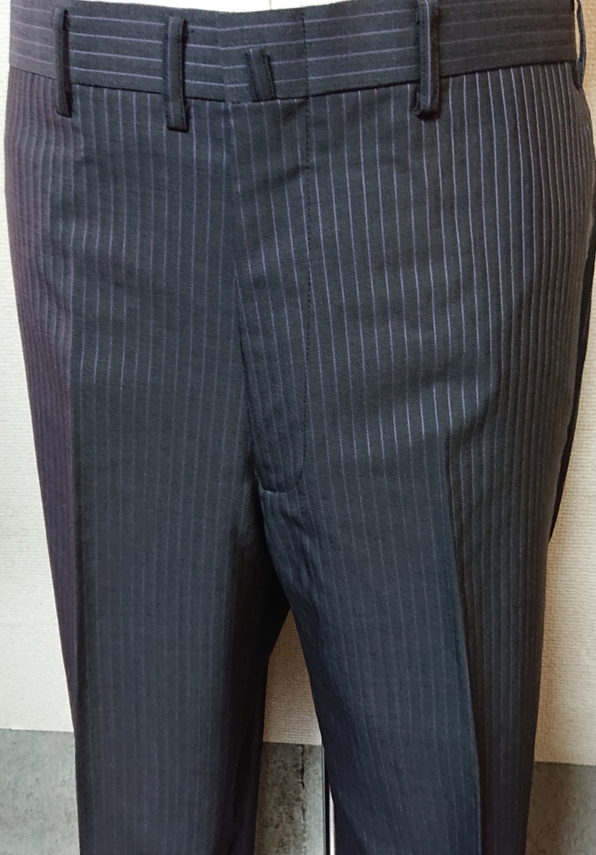 Yahoo!オークション - 送料無料 AB8(90) 春夏物2つ釦スーツ/ノータック...