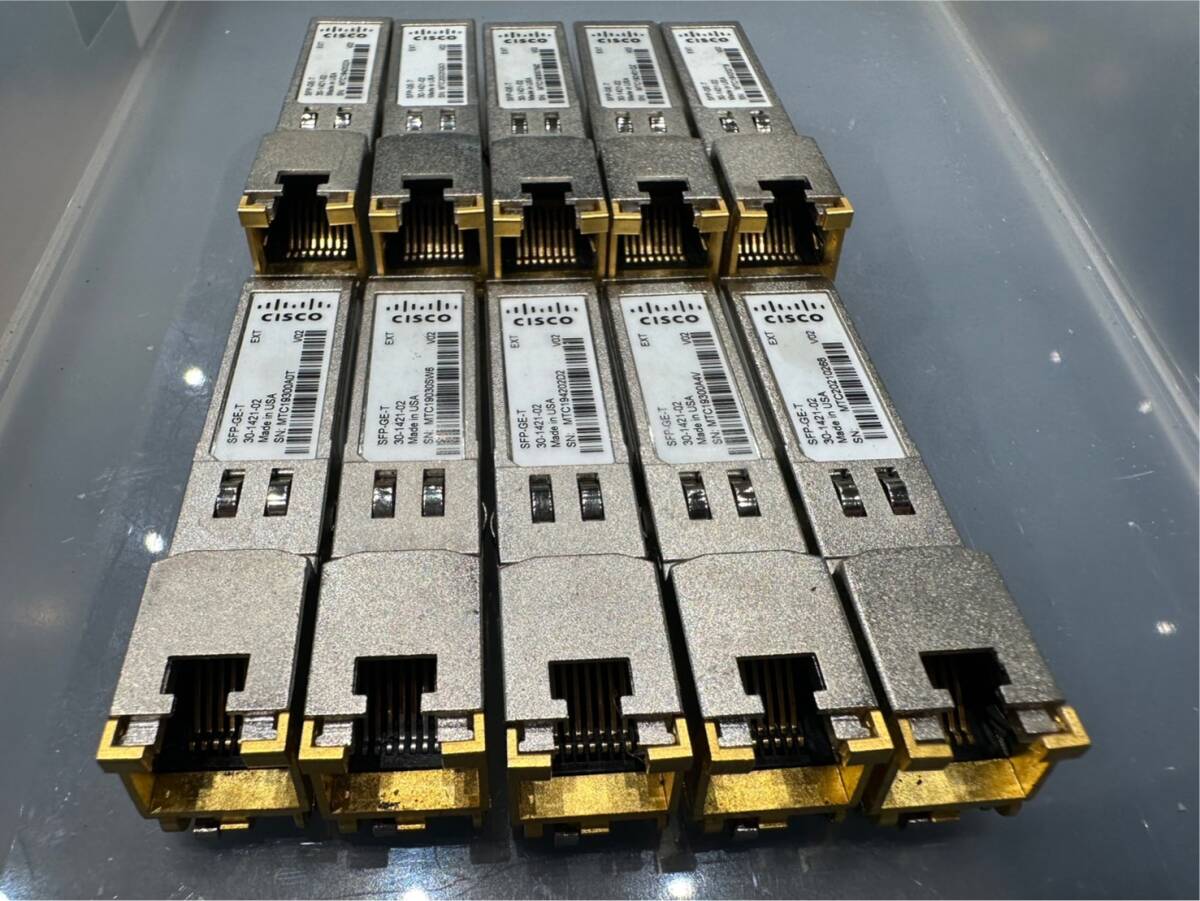 Yahoo!オークション - 【Cisco】 GLC-T SFPモジュール 30-1410-03 シス...