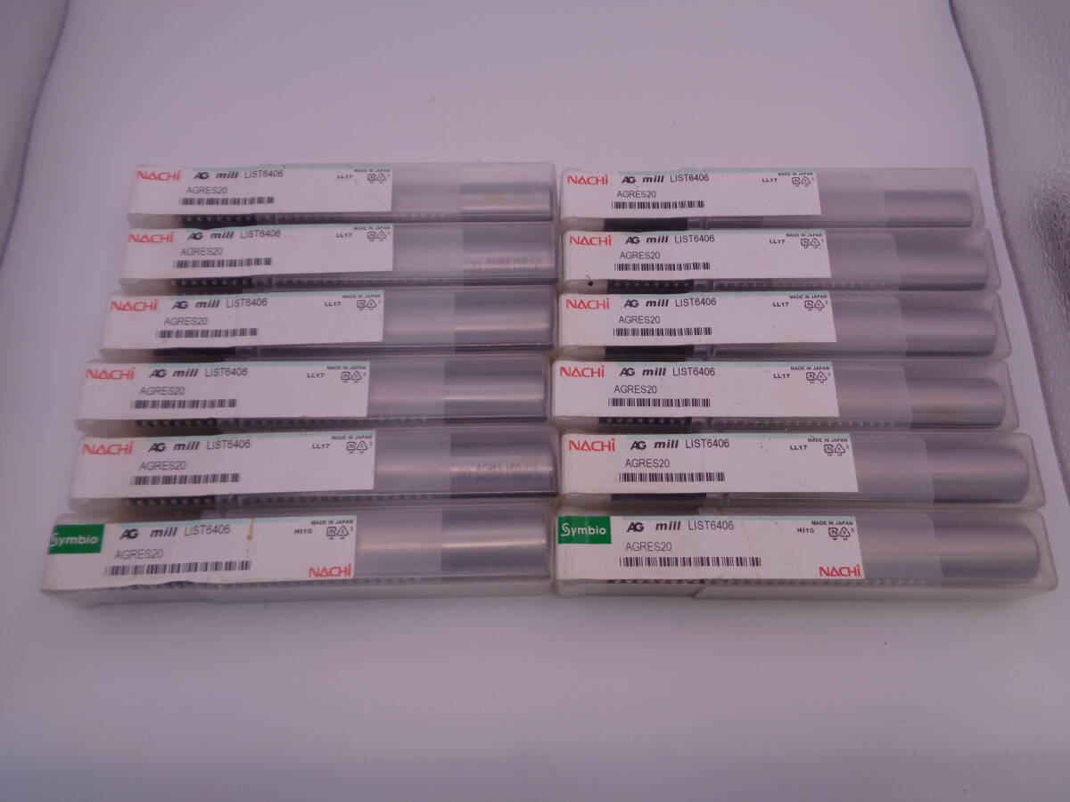 Yahoo!オークション - 超硬エンドミル NACHI 12本セット AGRES 20S4 L6...