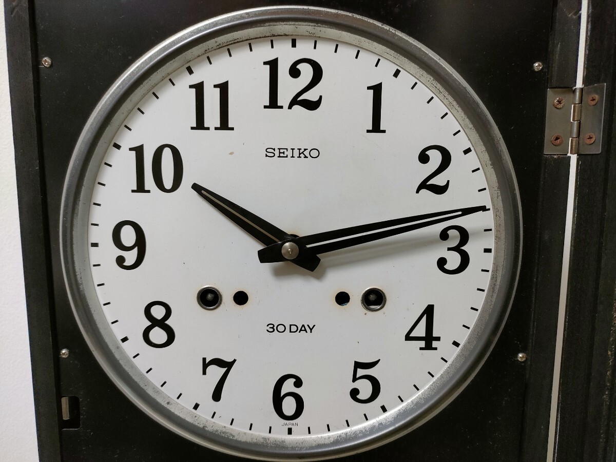 Yahoo!オークション - 【現状品】SEIKO (セイコー) 4P 408 柱時計 30DA...