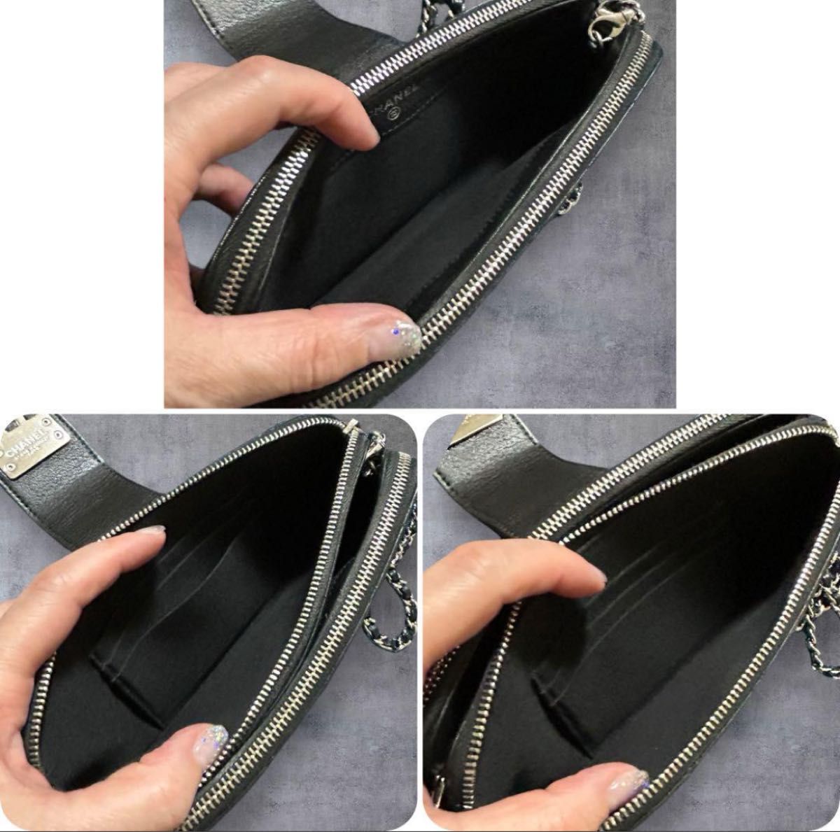 CHANEL】ハーフココチェーンウォレット 大人気 即完売品 CHANEL】ハーフココチェーンウォレット 大人気 即完売品