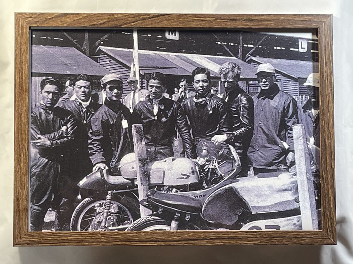 Yahoo!オークション - 「1959年 マン島TTレース ホンダチーム」A4サイ...
