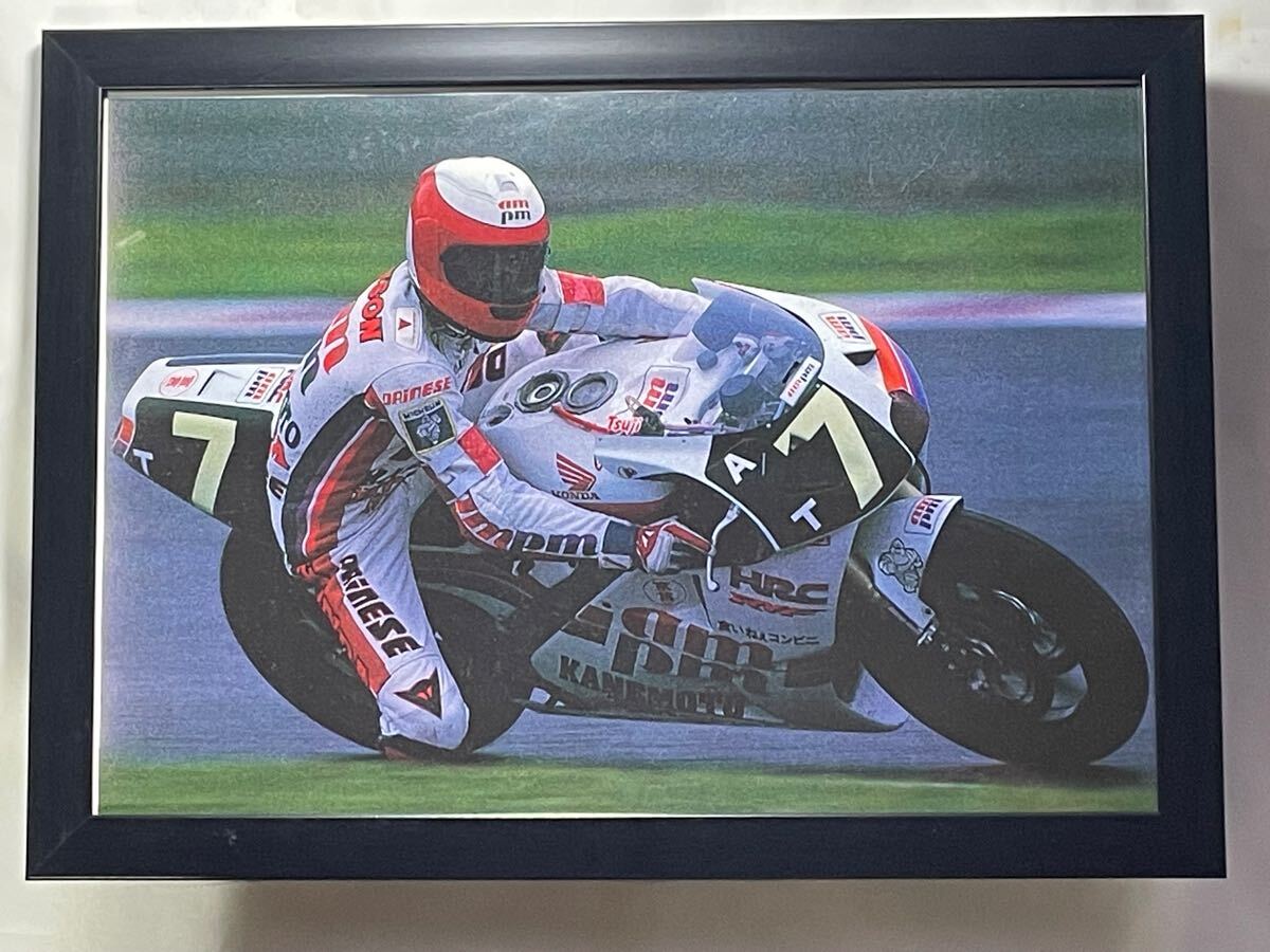 Yahoo!オークション - 「エディ・ローソン/ ホンダRVF/RC45」A4サイズ ...