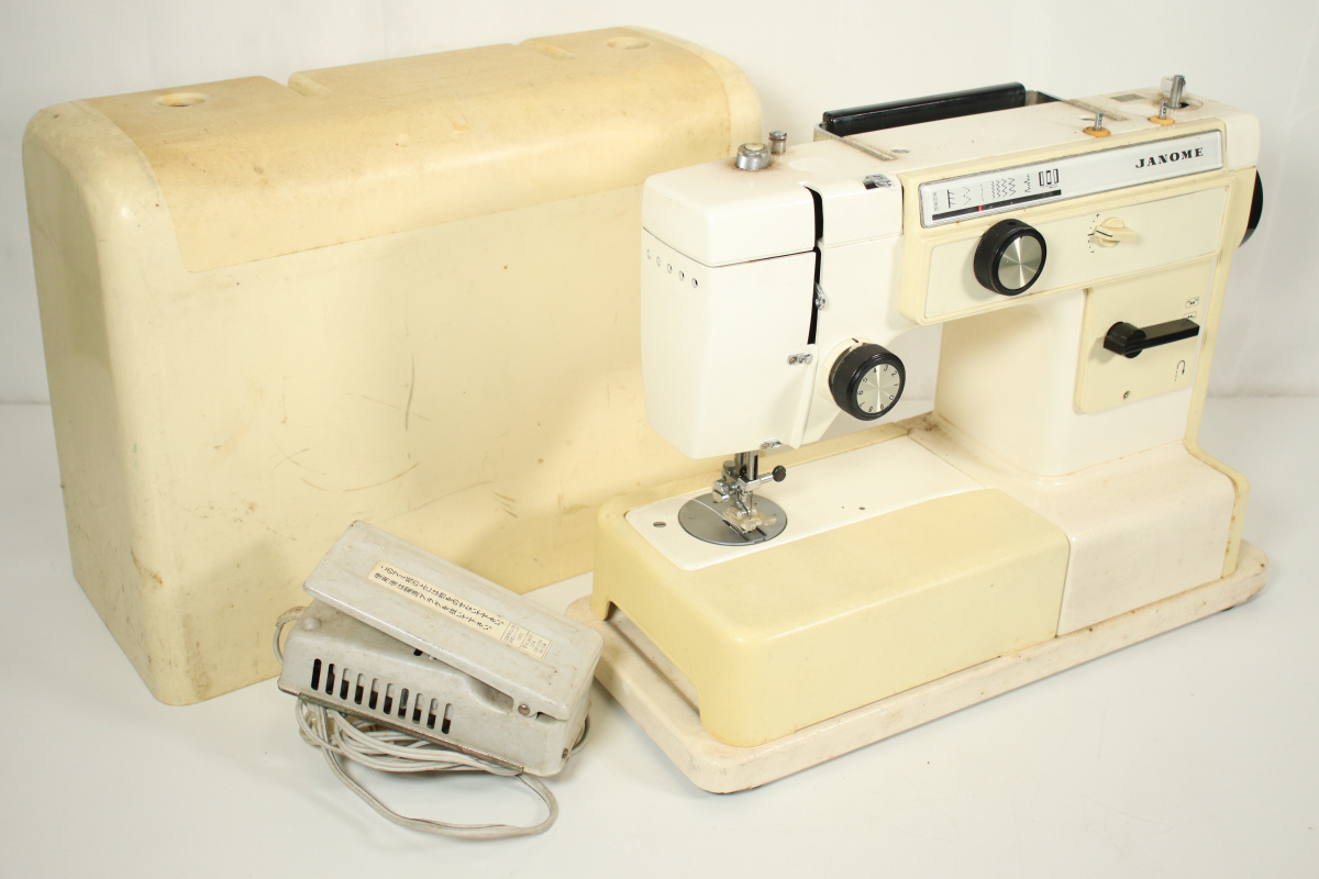 Yahoo!オークション - 【通電OK】JANOME 620 ジャノメ ミシン レトロ ...