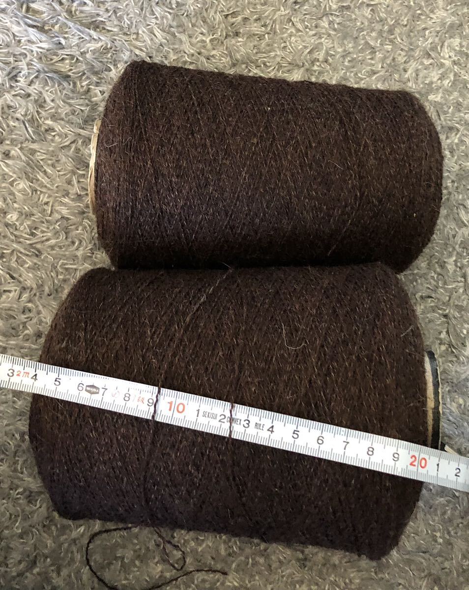 Yahoo!オークション - 貴重 高級ウール100％ 番手1/6X1/16【11076 ツィ...