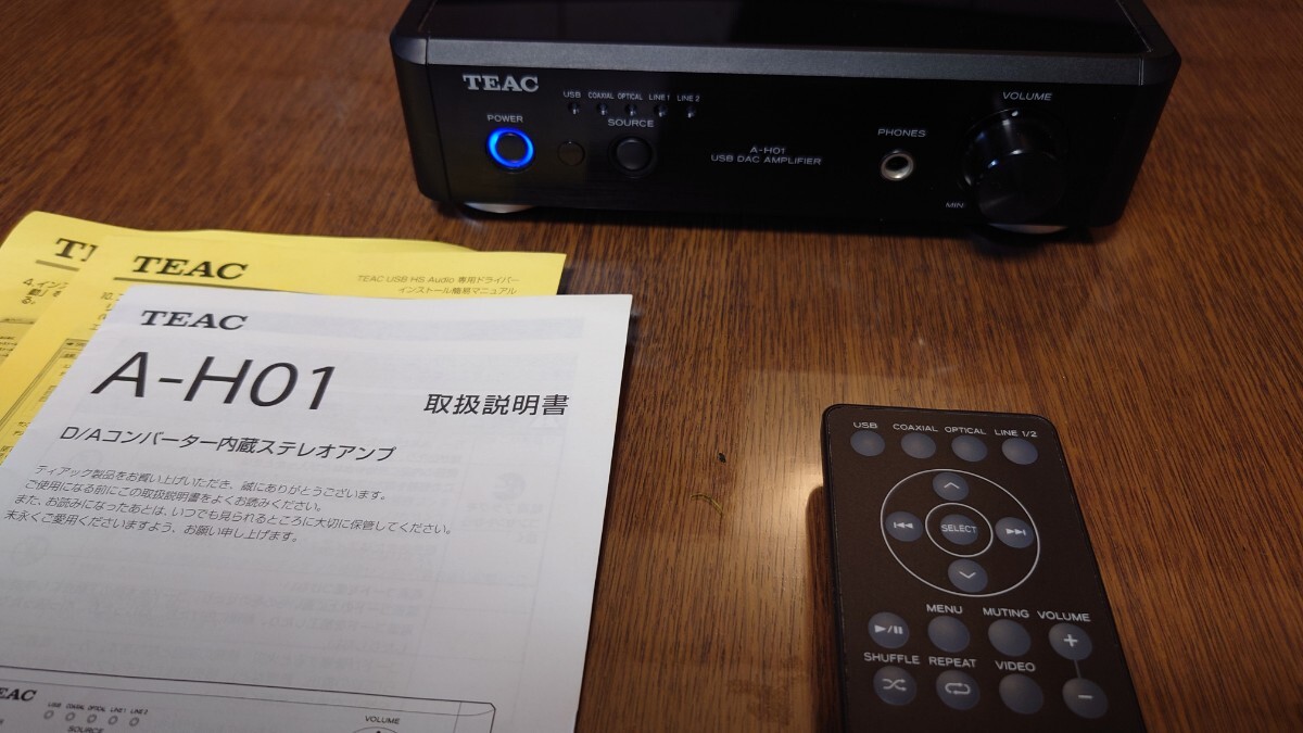 TEAC ティアックA-HO1 USB DACステレオプリメインアンプ(一般)｜売買されたオークション情報、yahooの商品情報をアーカイブ公開 - オークファン（aucfan.com）