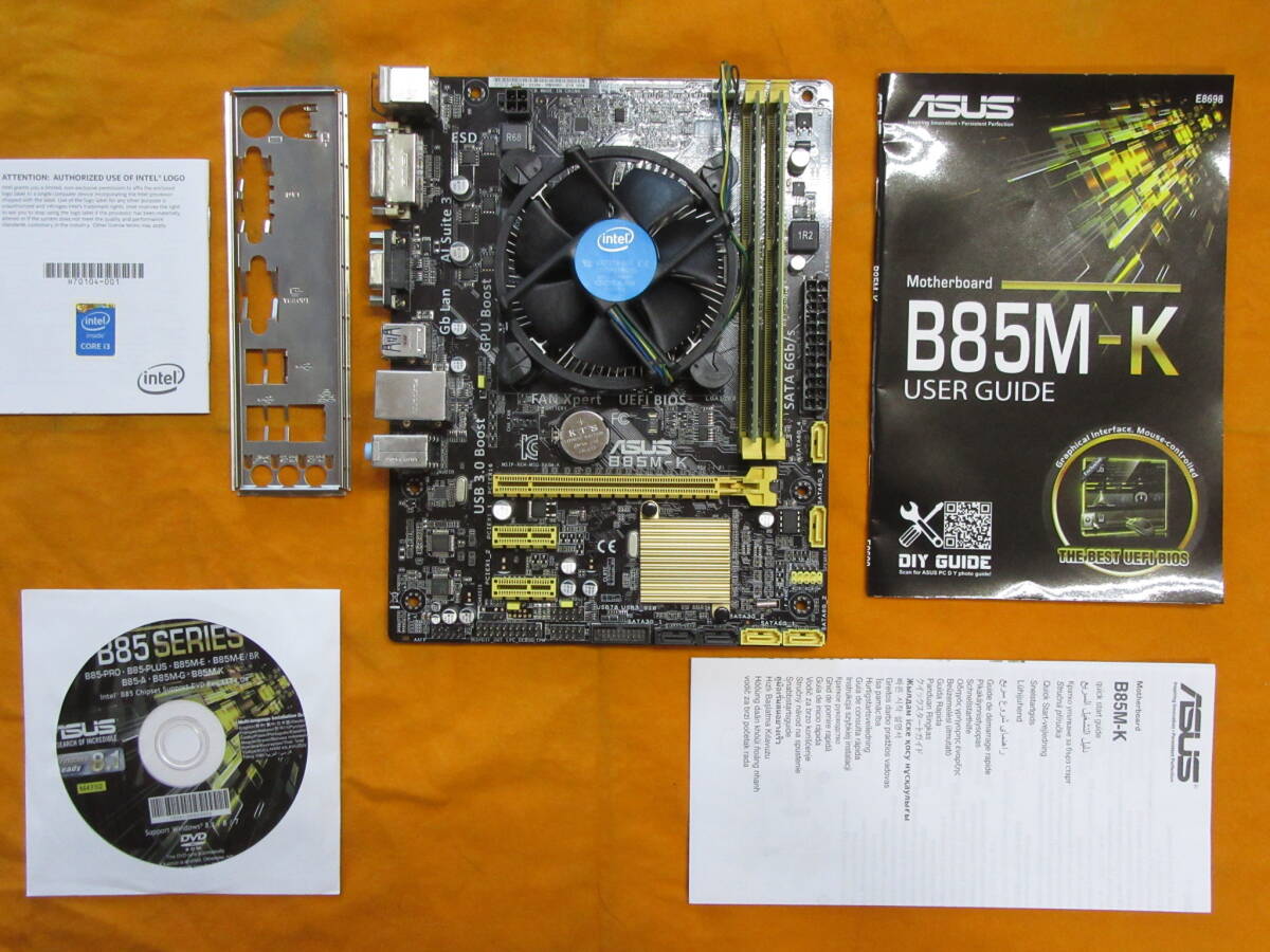 Yahoo!オークション - ASUS B85M-K i3-4170 8GB LGA1150 Windows10認...