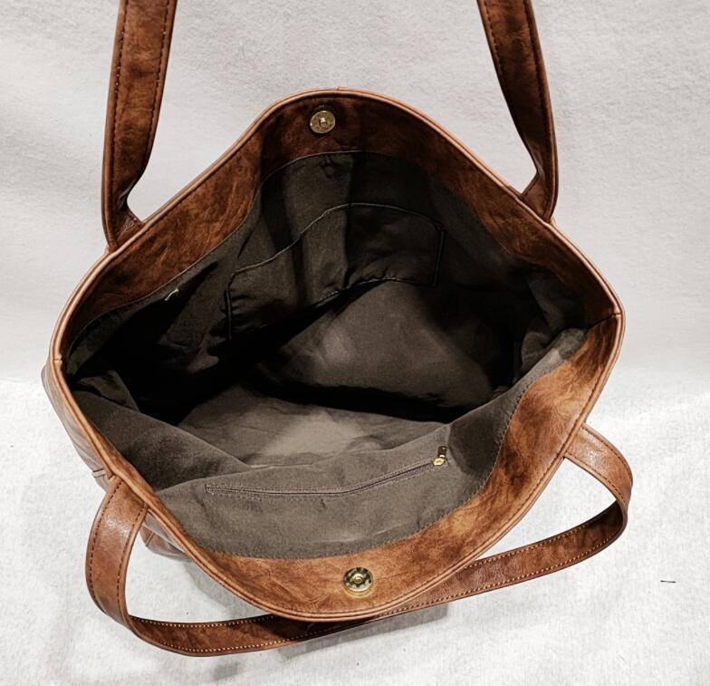 Yahoo!オークション - 1円～ トートバッグ (F427) レザー メンズバッグ...