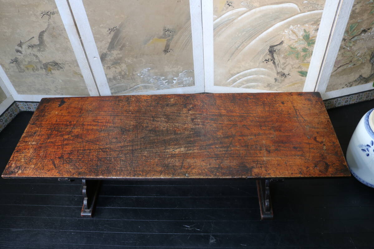 Yahoo!オークション - b242.古民芸 江戸 使い込まれた木味と煤味が良い...