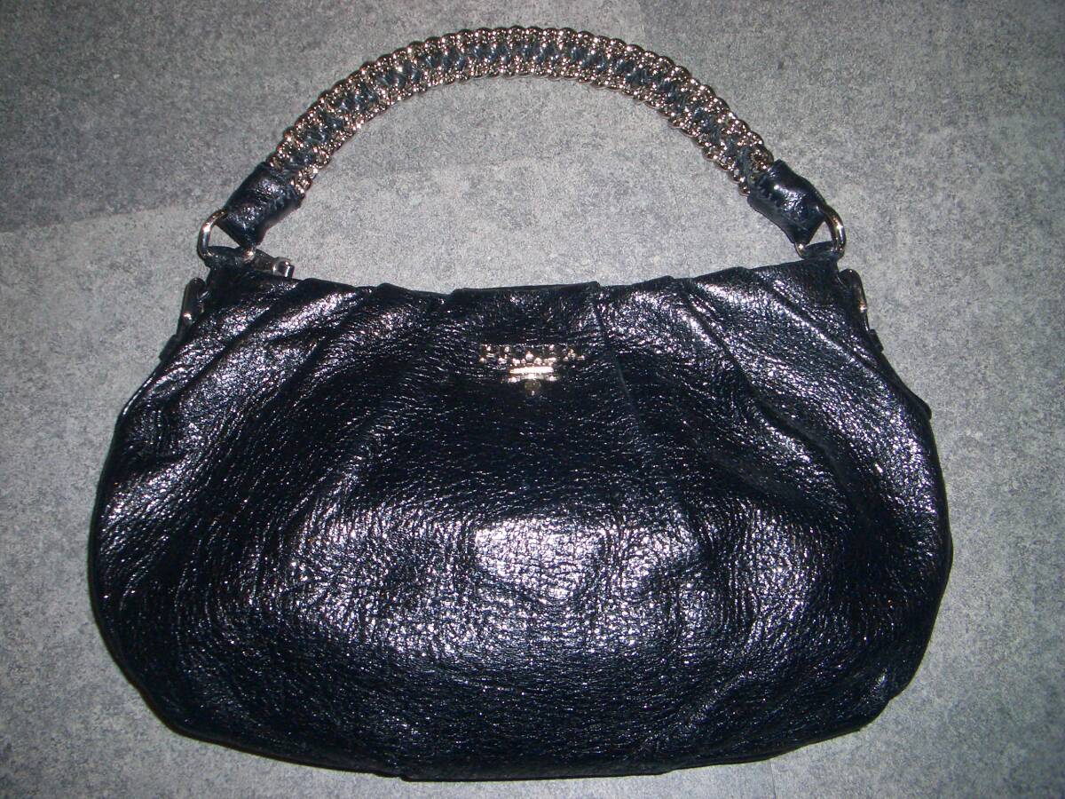 Yahoo!オークション - 42万円 100%本物 プラダ 希少激レア 美品 ブラッ...