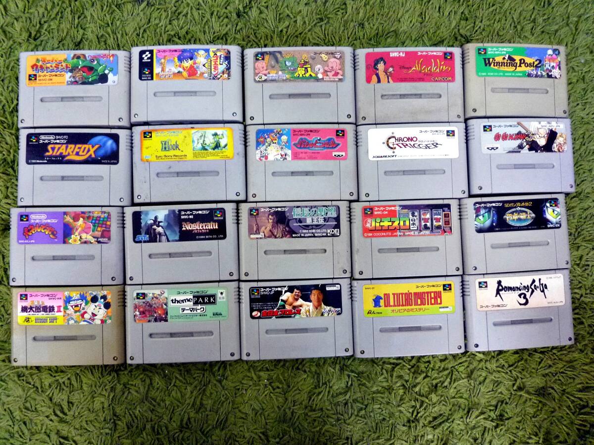 Yahoo!オークション - SFCソフト115本まとめ スーパーファミコン/ロッ...