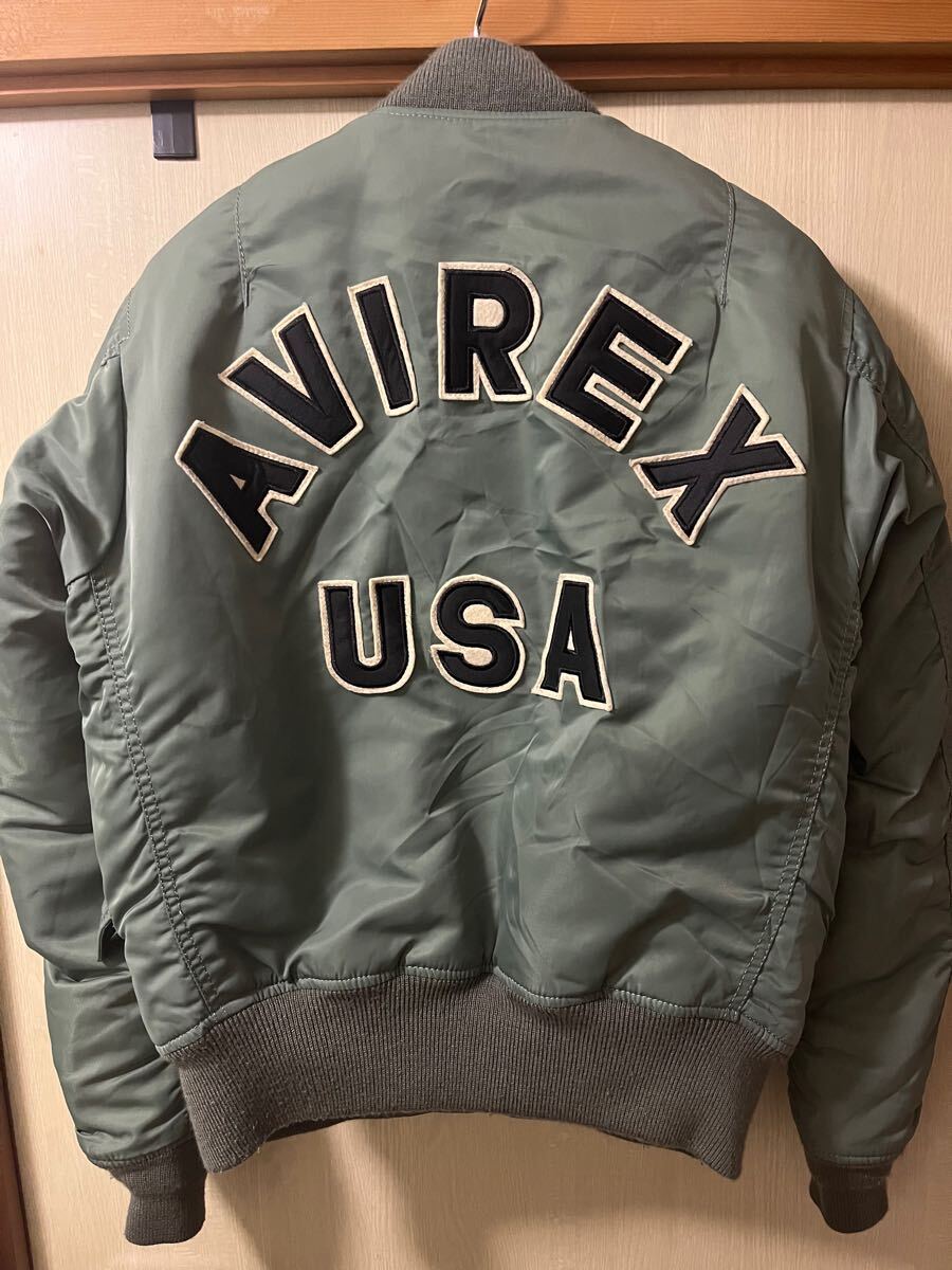 Yahoo!オークション - AVIREX COMMERCIAL LOGO MA-1