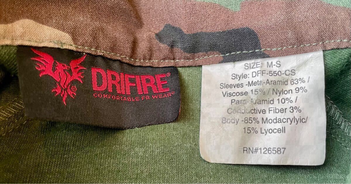Yahoo!オークション - 実物 Drifire BDU 上下セット WOODLAND ウッドラ...
